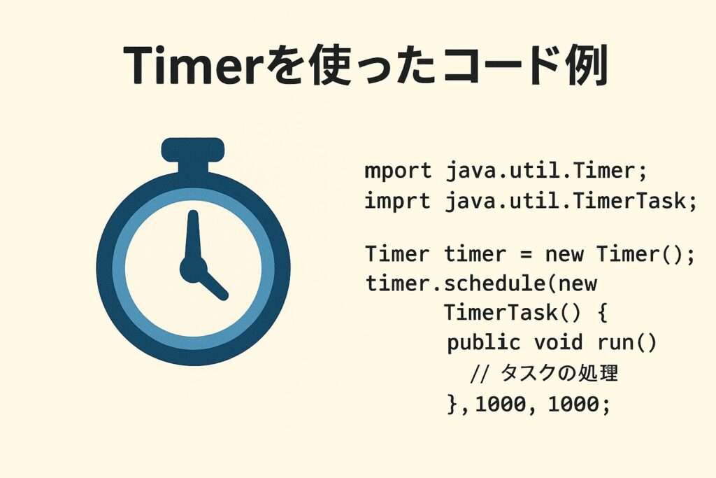 Java Timerの基本！3つの使い方と5つの注意点を解説