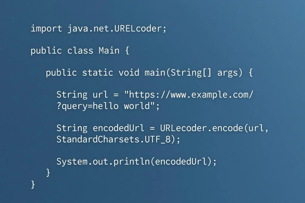 JavaのURLエンコード完全解説！3つの必須知識とトラブル回避法